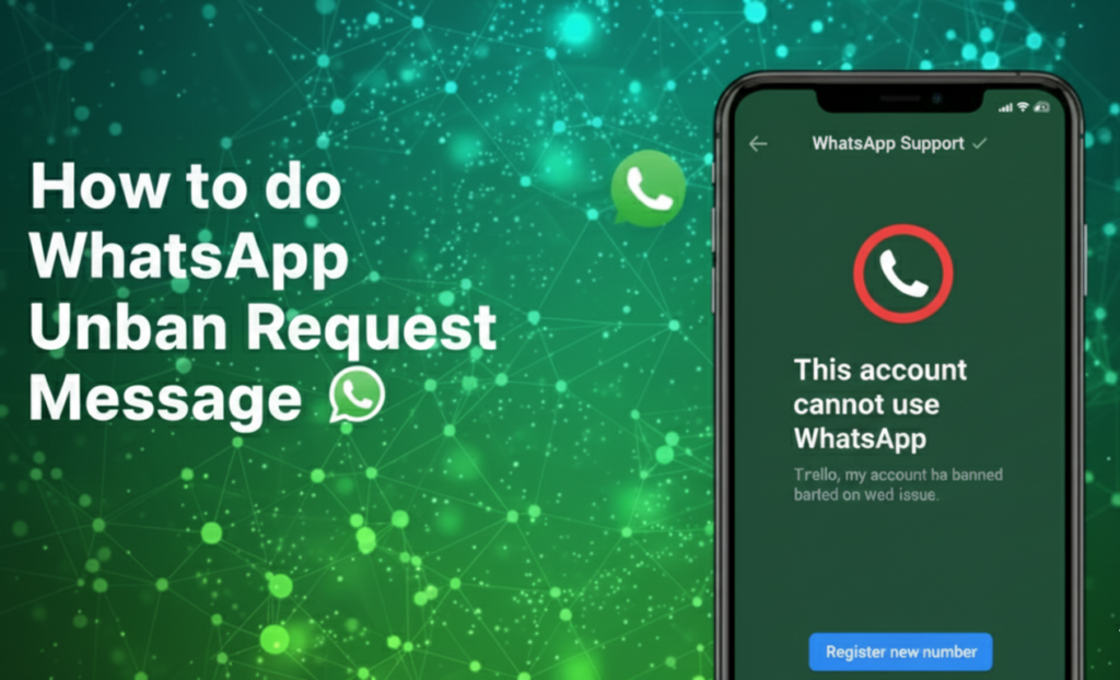How to do WhatsApp Unban Request Message - Sendwo